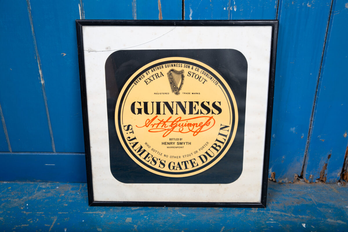 Original Framed Guinness Show Card - On The Square Emporium