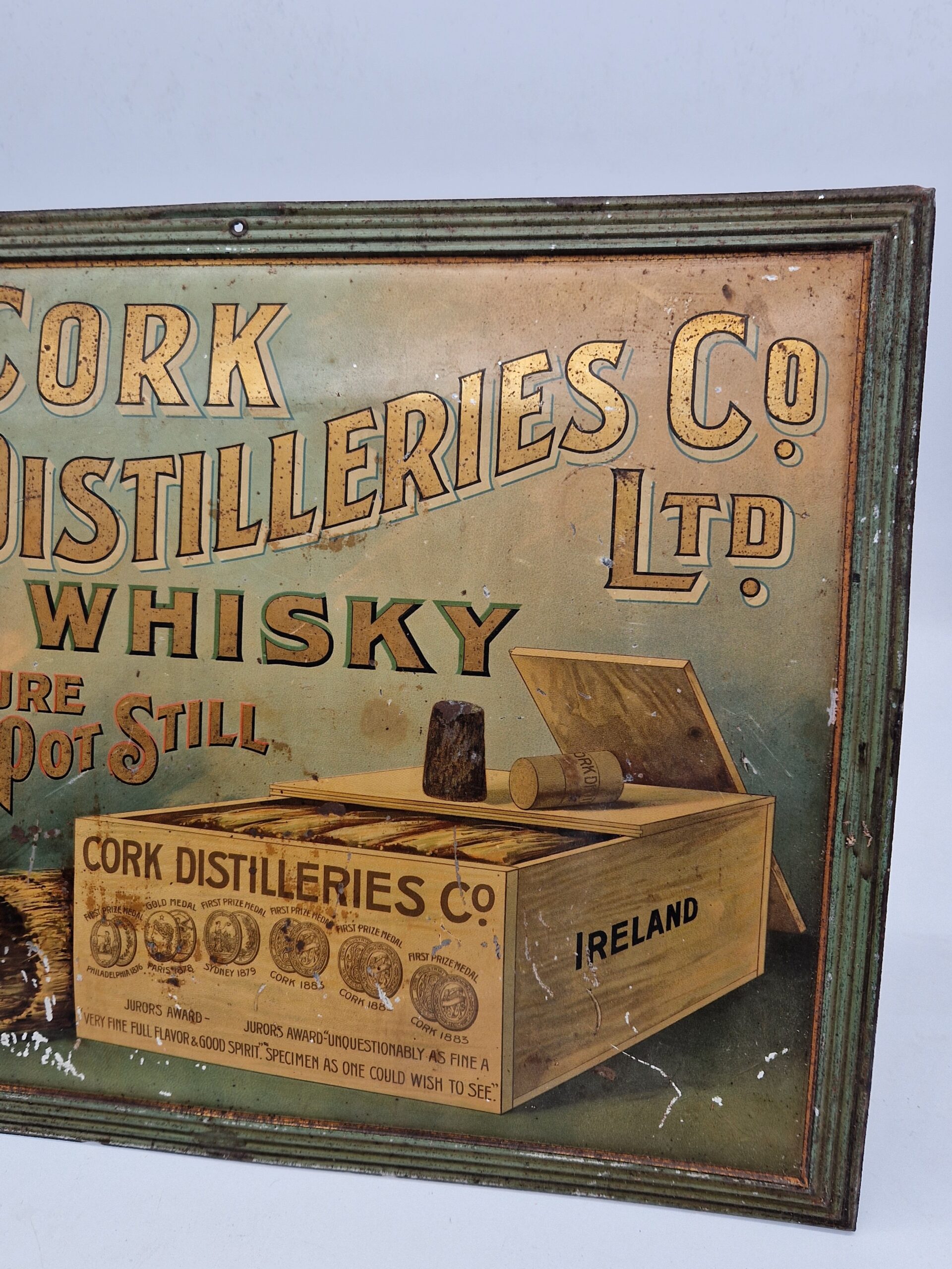 Cork Distilleries Whisky Metal Sign [w094] - On The Square Emporium