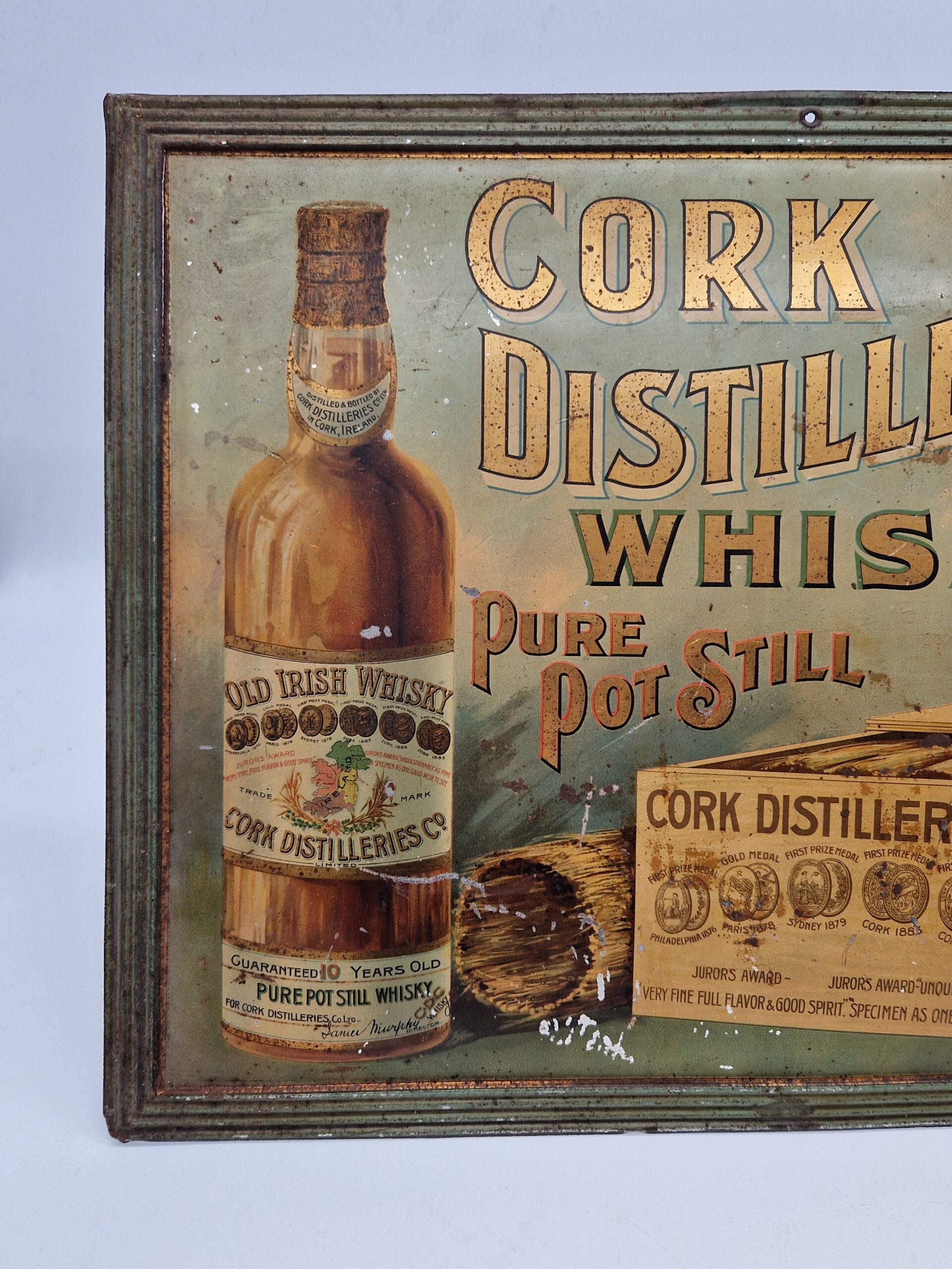 Cork Distilleries Whisky Metal Sign [w094] - On The Square Emporium