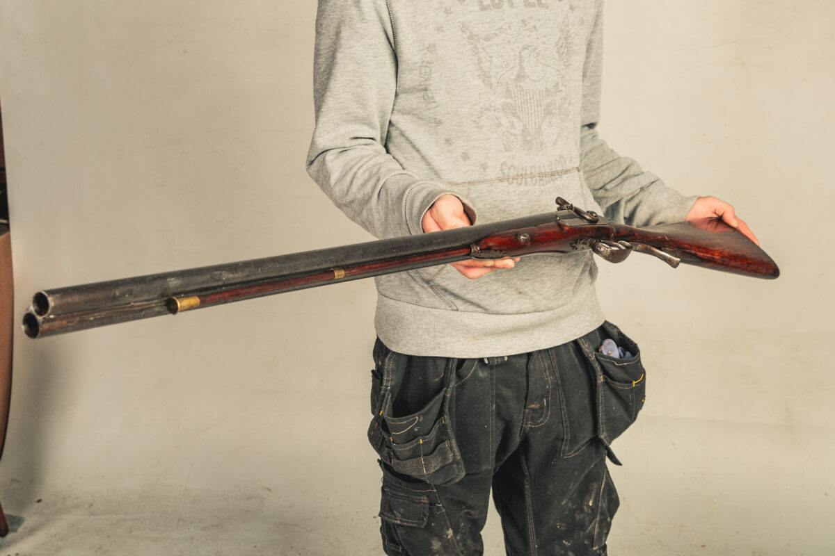 Double Barrel Percussion Cap Shotgun - On The Square Emporium