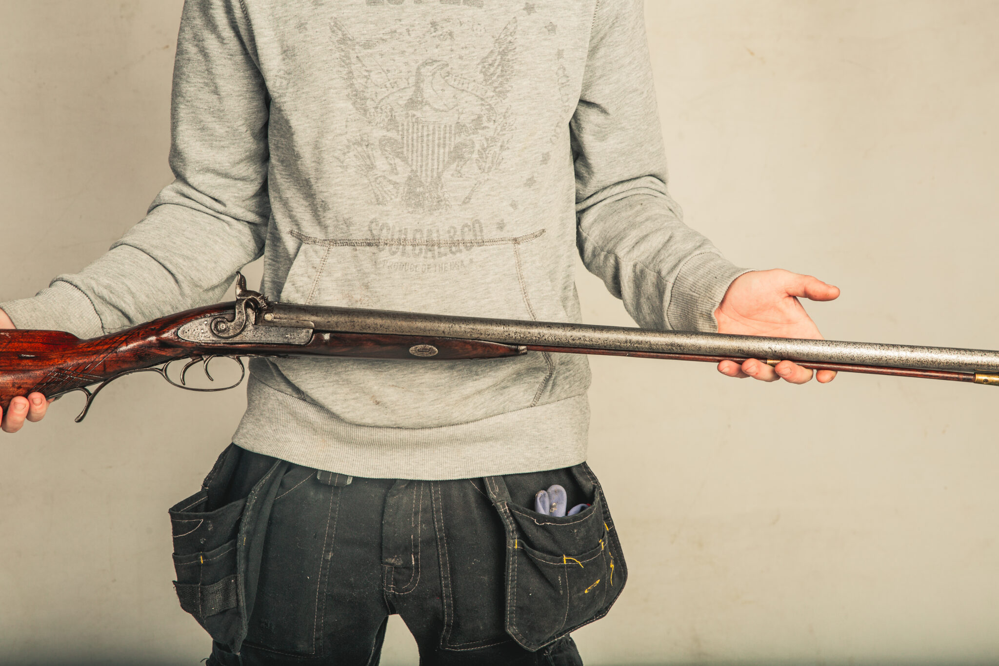 Double Barrel Percussion Cap Shotgun - On The Square Emporium