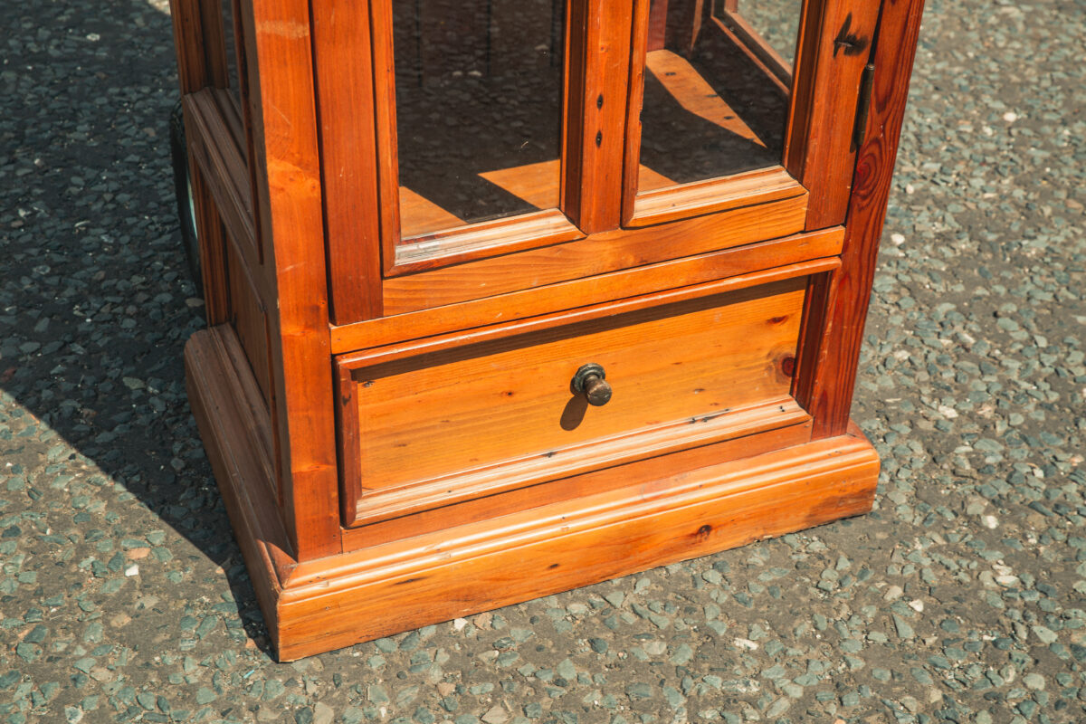 Pine Display Case - On The Square Emporium