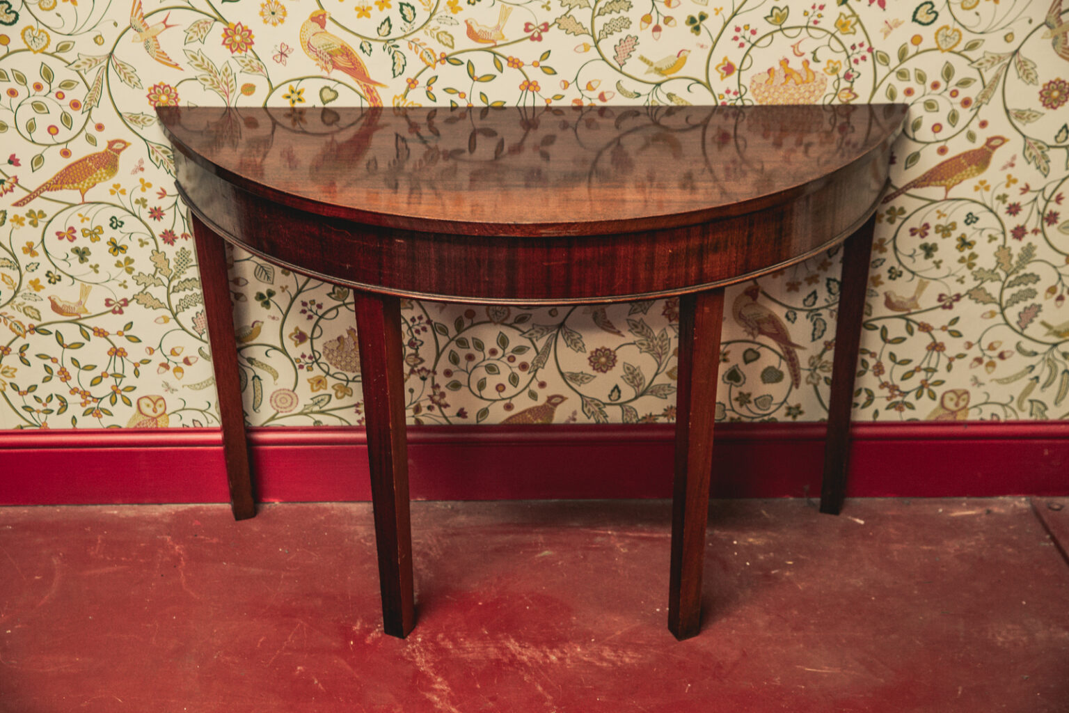 Victorian Demi Lune Table - On The Square Emporium