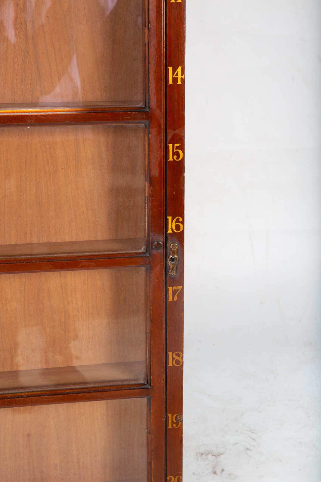 Numbered Glazed Display Cabinet - On The Square Emporium