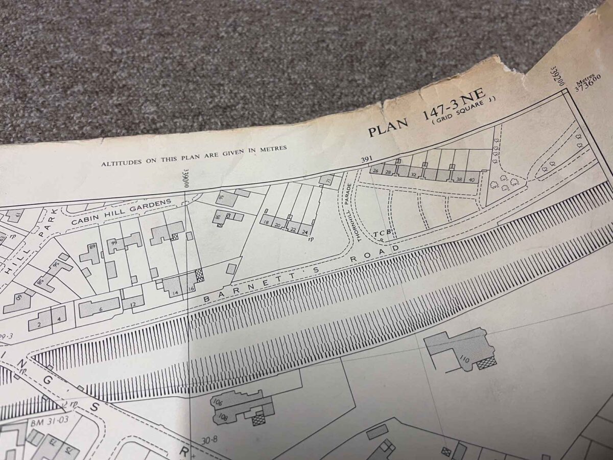 Vintage 1967 Ordnance Survey Map of Knock area - On The Square Emporium