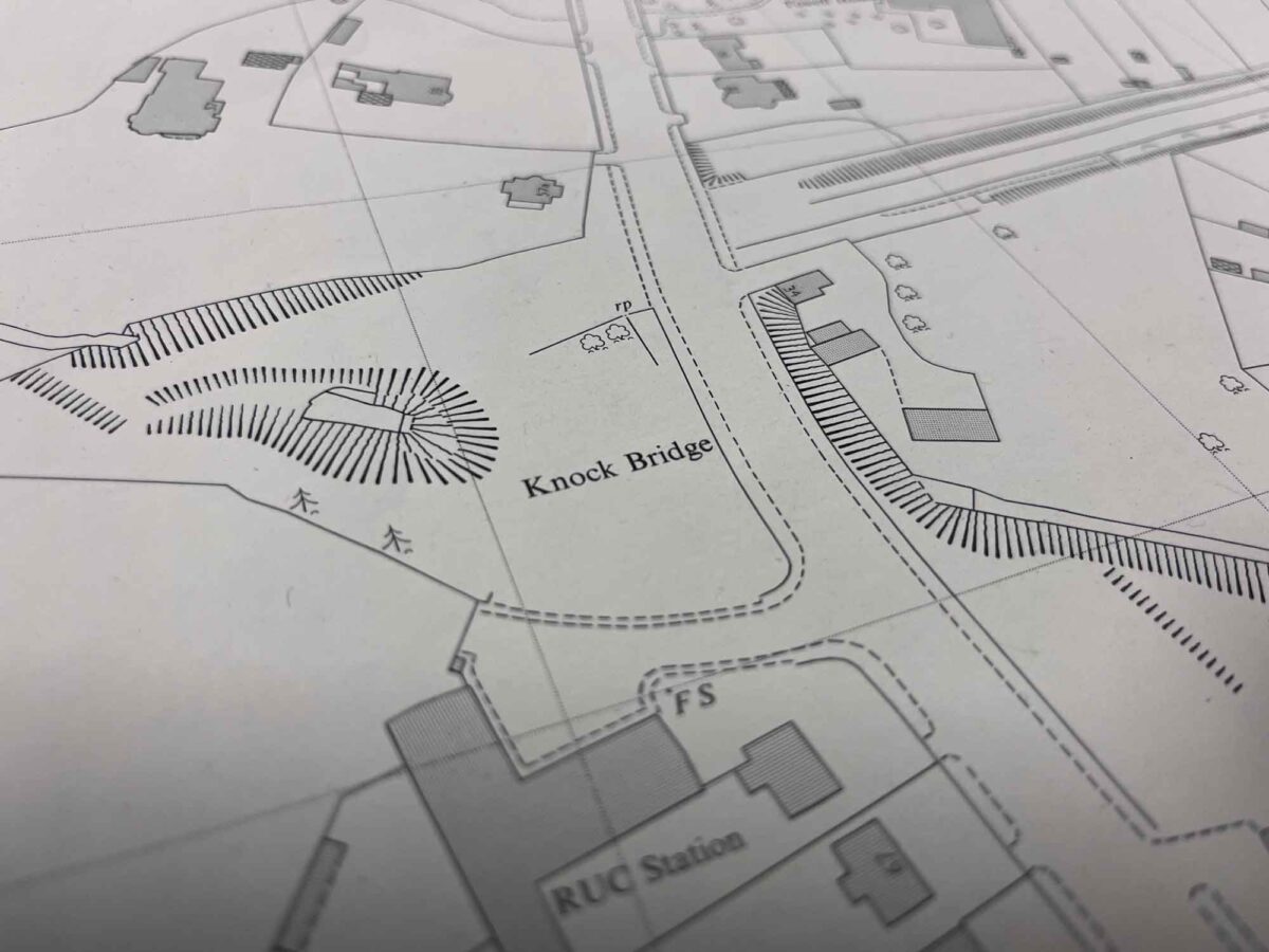Vintage 1967 Ordnance Survey Map of Knock area - On The Square Emporium