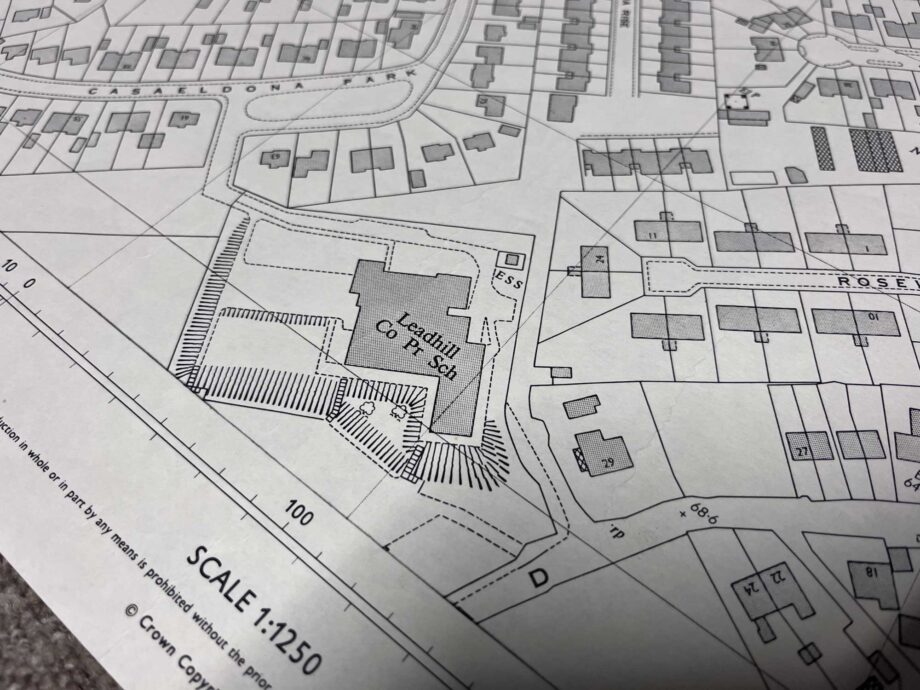 Vintage 1970 Ordnance Survey Map of Castlereagh - On The Square Emporium