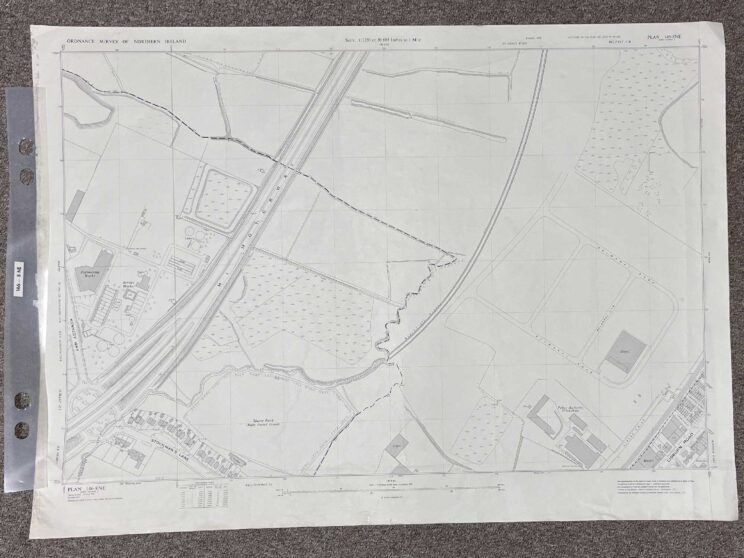 Vintage 1970 Ordnance Survey Map of Balmoral - On The Square Emporium