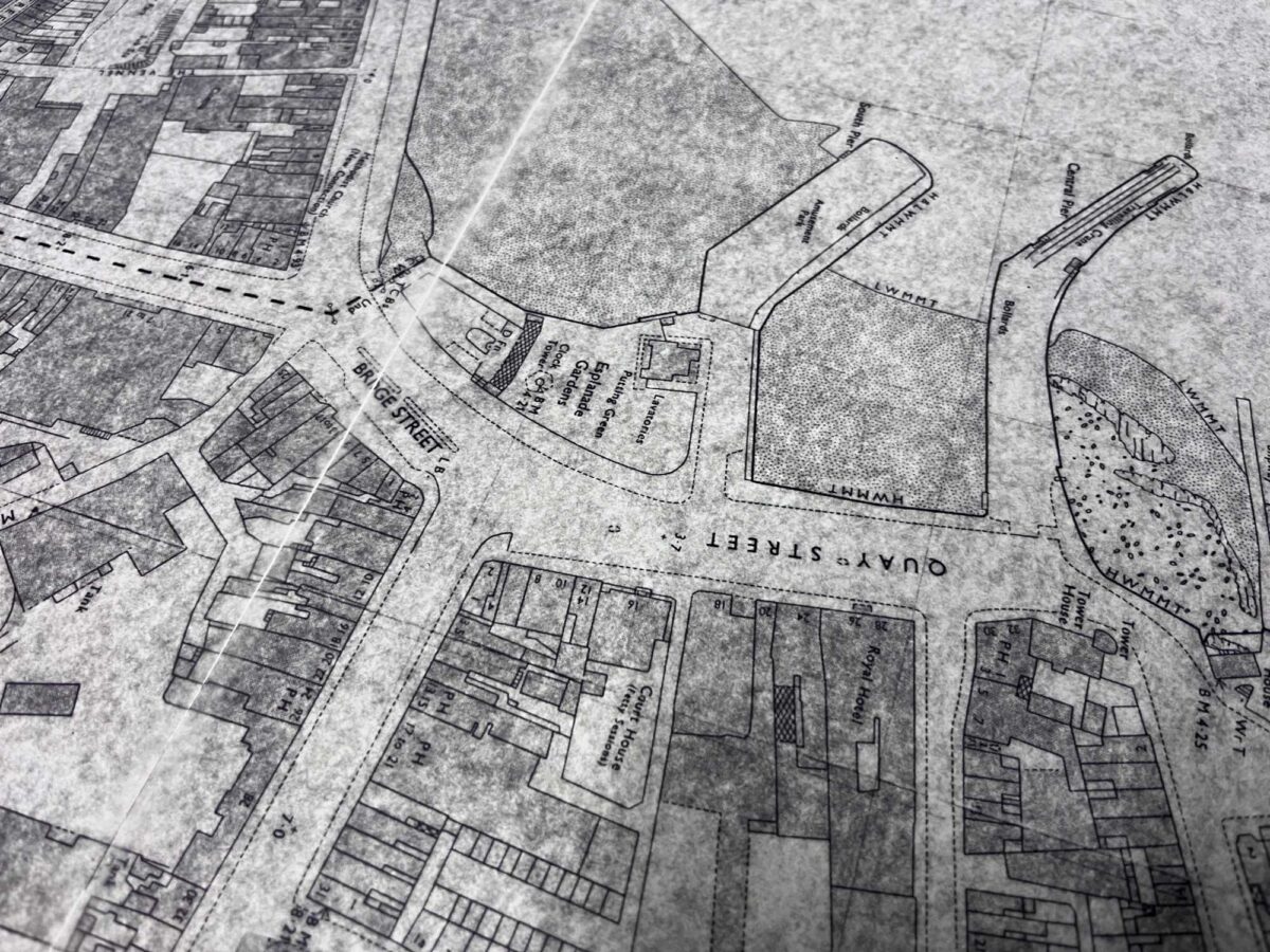 Map of Bangor, Northern Ireland - On The Square Emporium