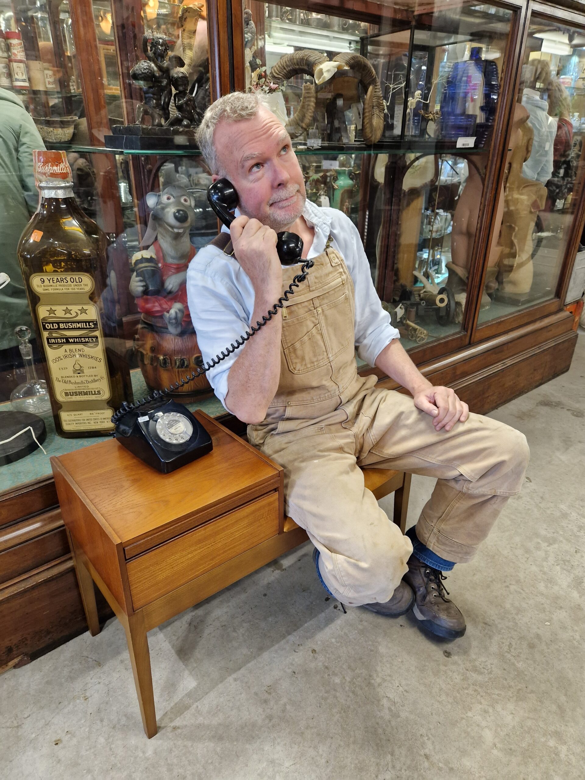 Mid Century Telephone Bench - On The Square Emporium