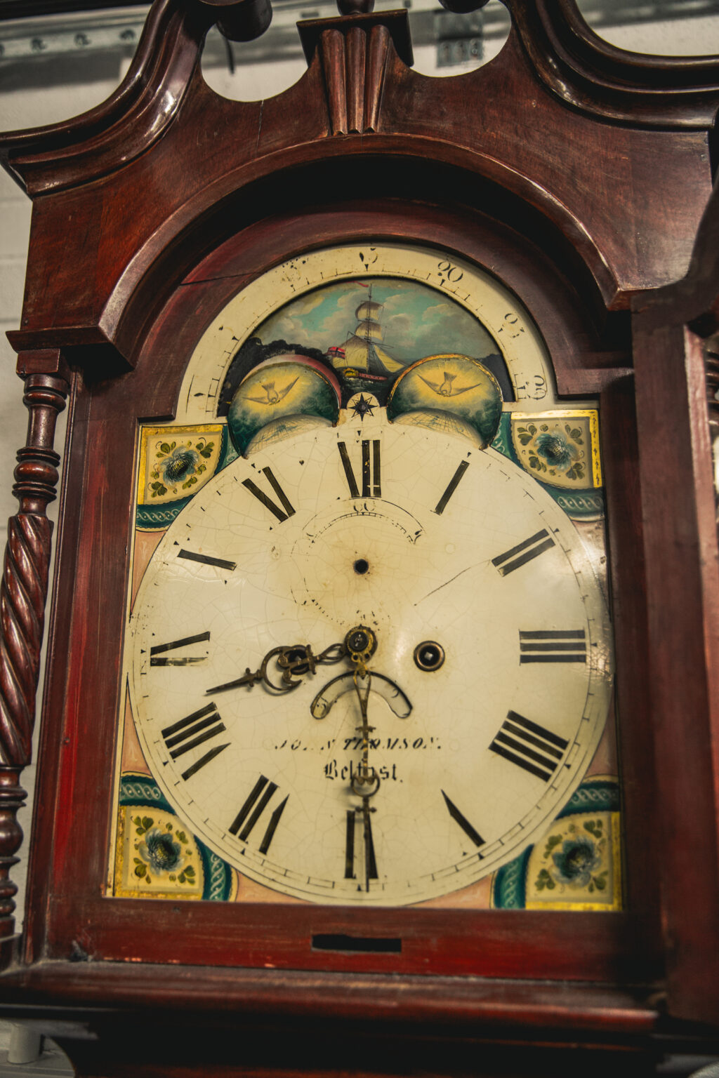 c1790-1820 Belfast Georgian Longcase Clock - On The Square Emporium