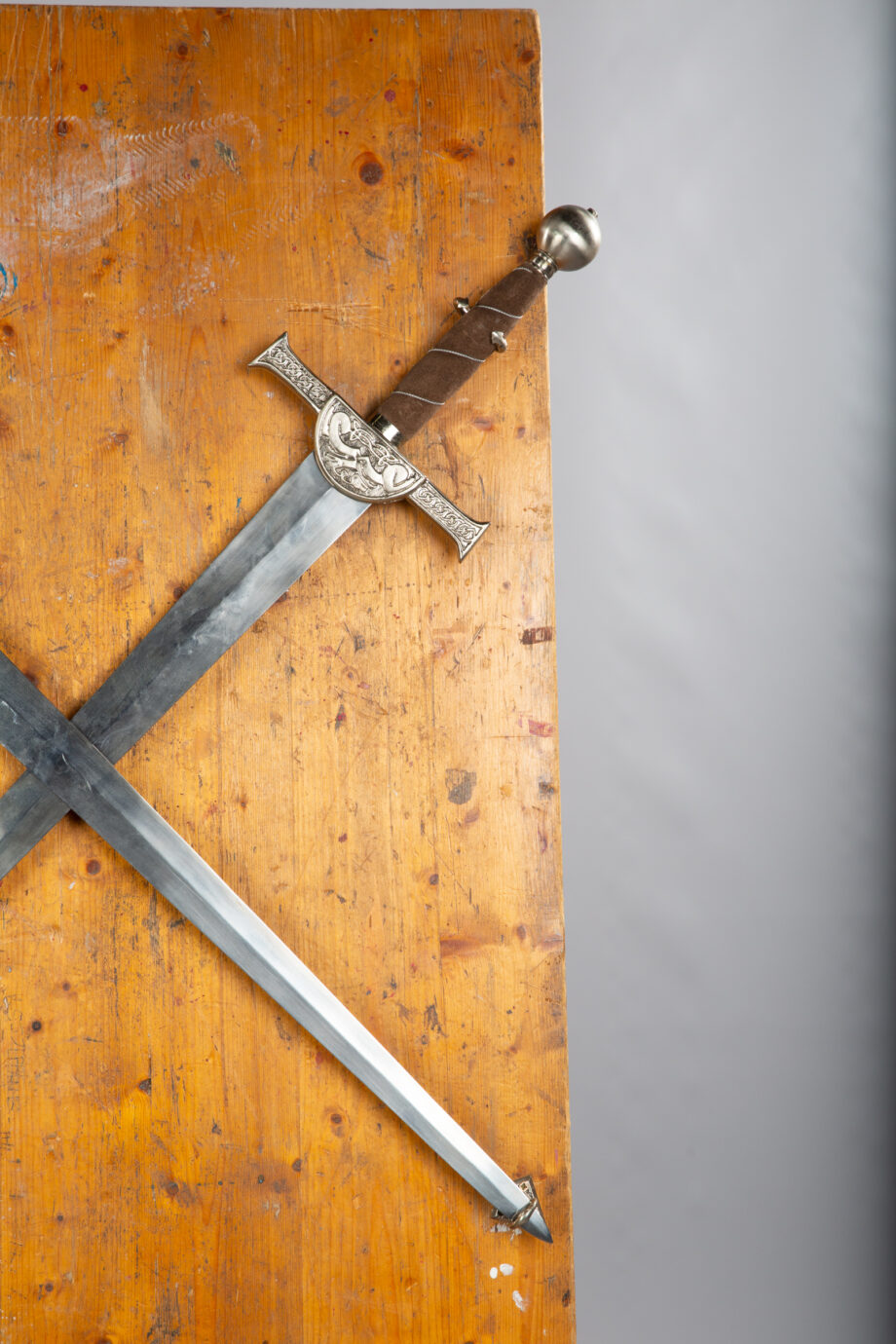 Pair of Wall-mounted Swords - On The Square Emporium