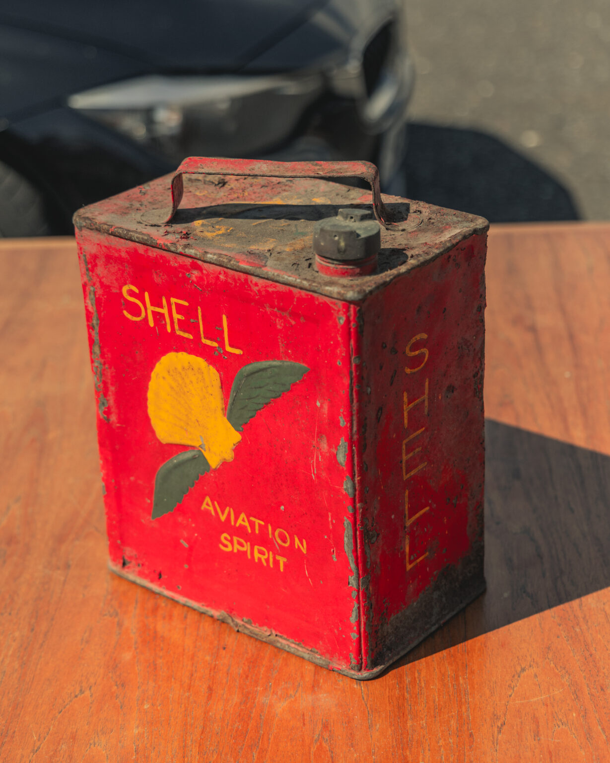 MT009 Shell Aviation Spirit Can - On The Square Emporium