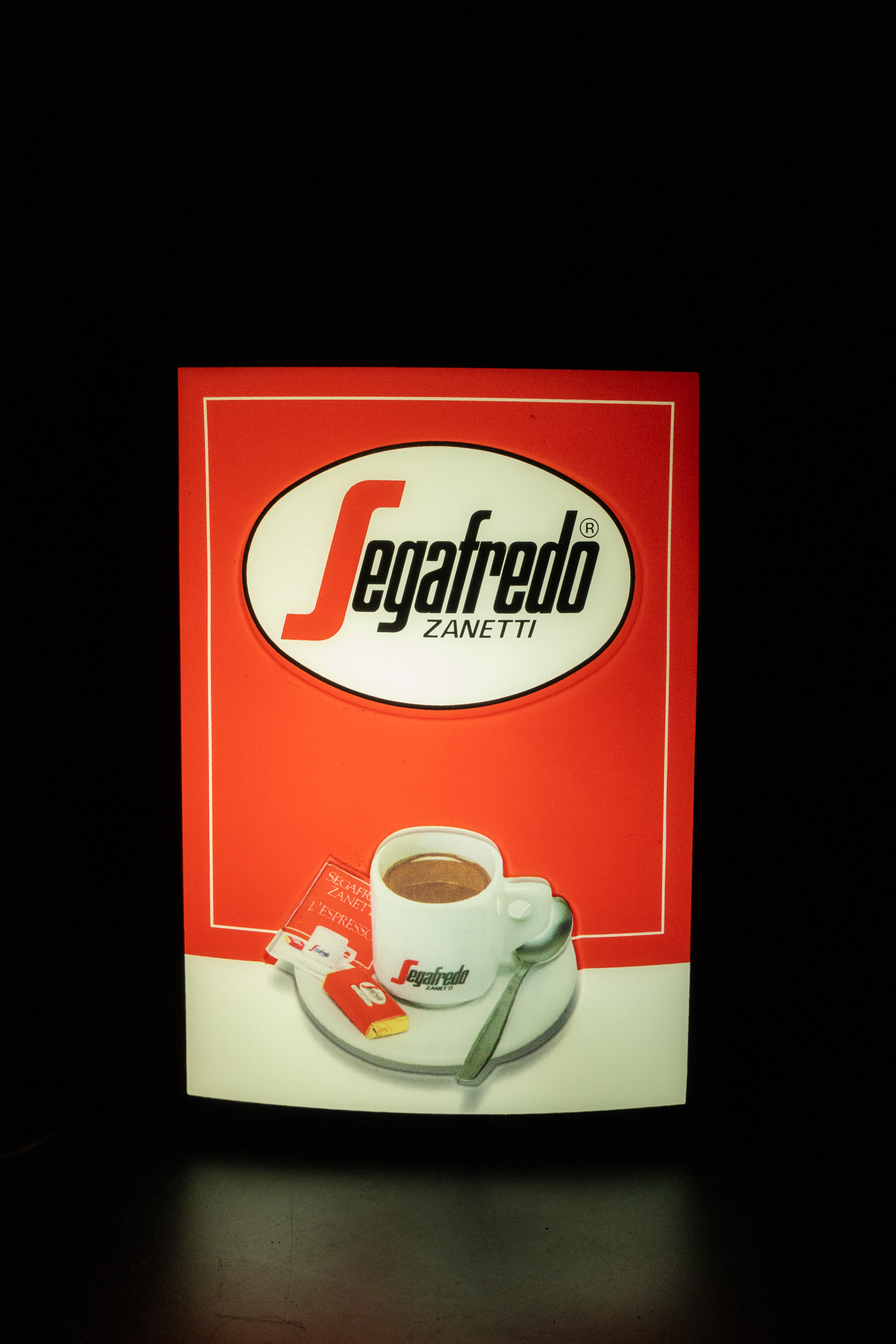 Segafredo Coffee Light Up Sign - On The Square Emporium
