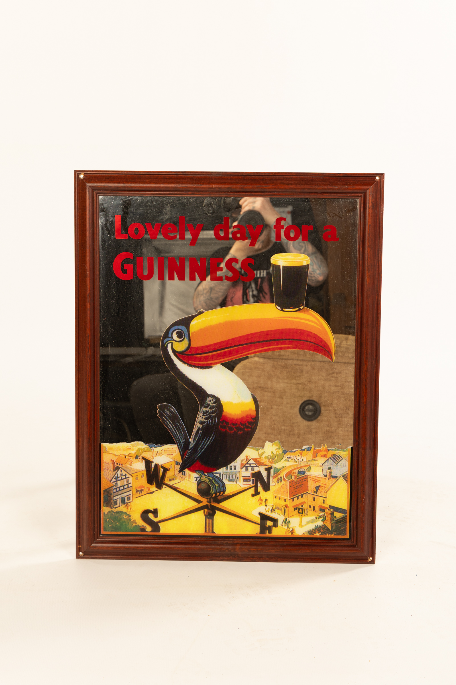 Lovely Day for a Guinness Mirror [w718] - On The Square Emporium