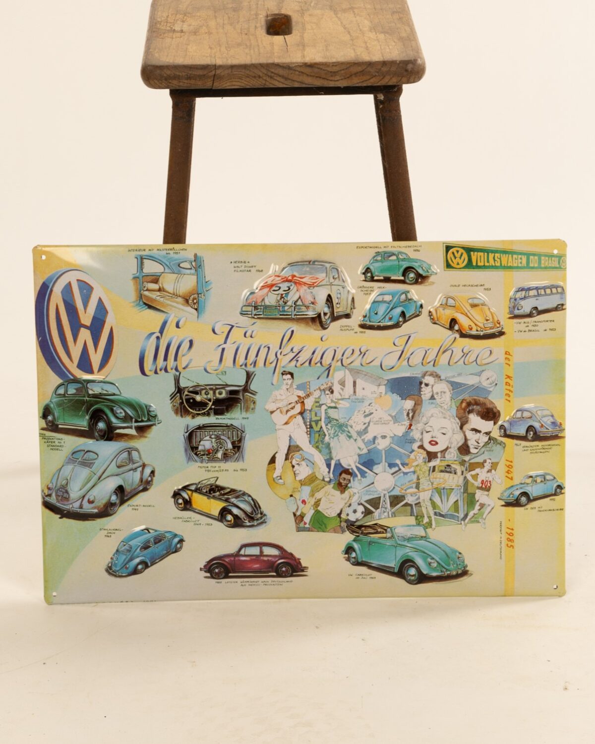Volkswagen Tin Advertising Sign [w723] - On The Square Emporium