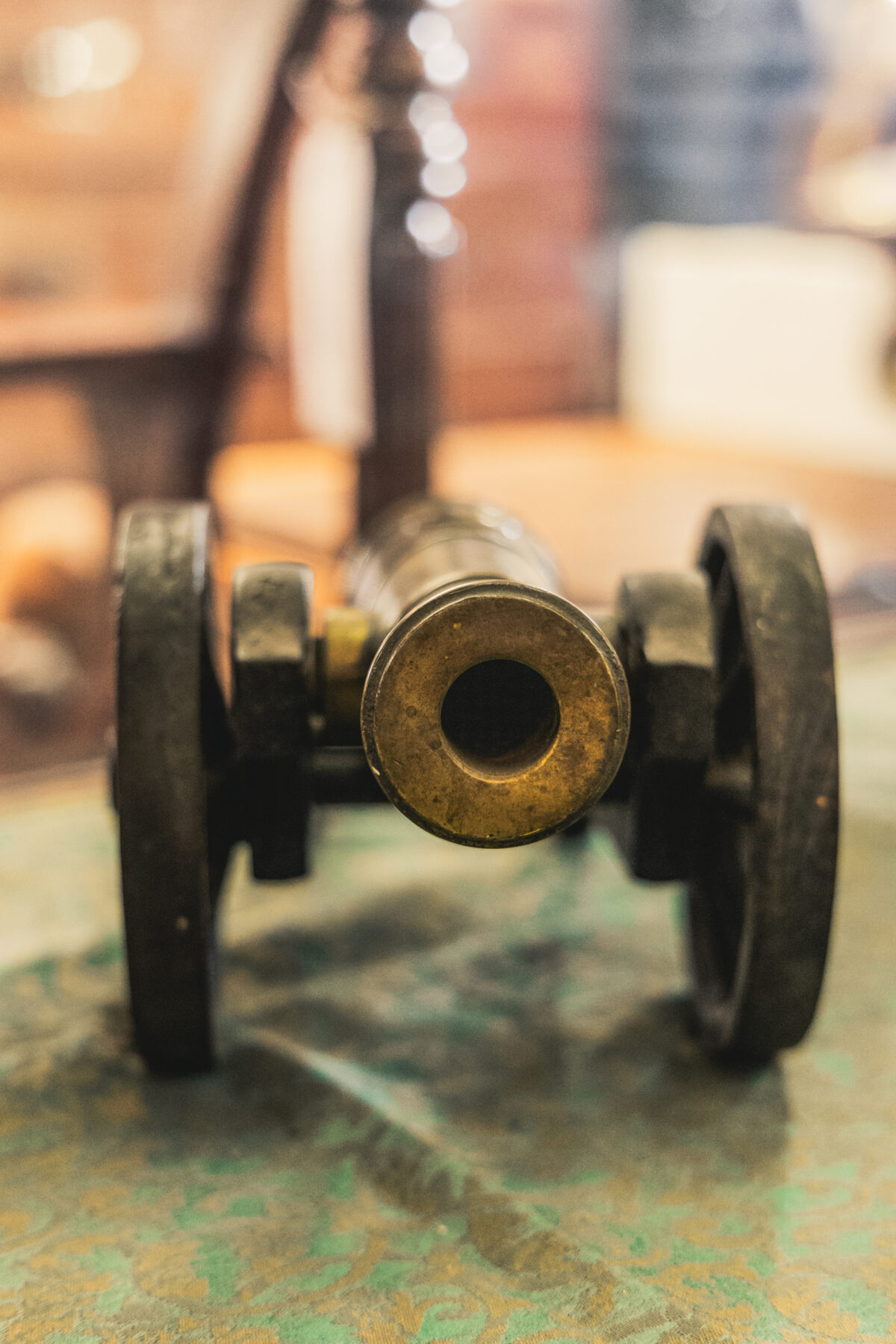 Small Brass Cannon on Stand - On The Square Emporium