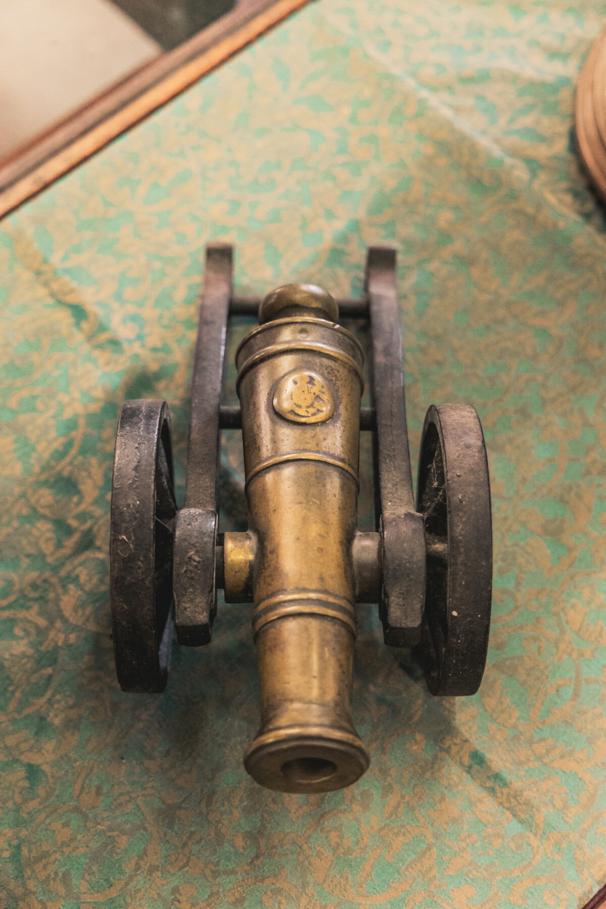 Small Brass Cannon on Stand - On The Square Emporium