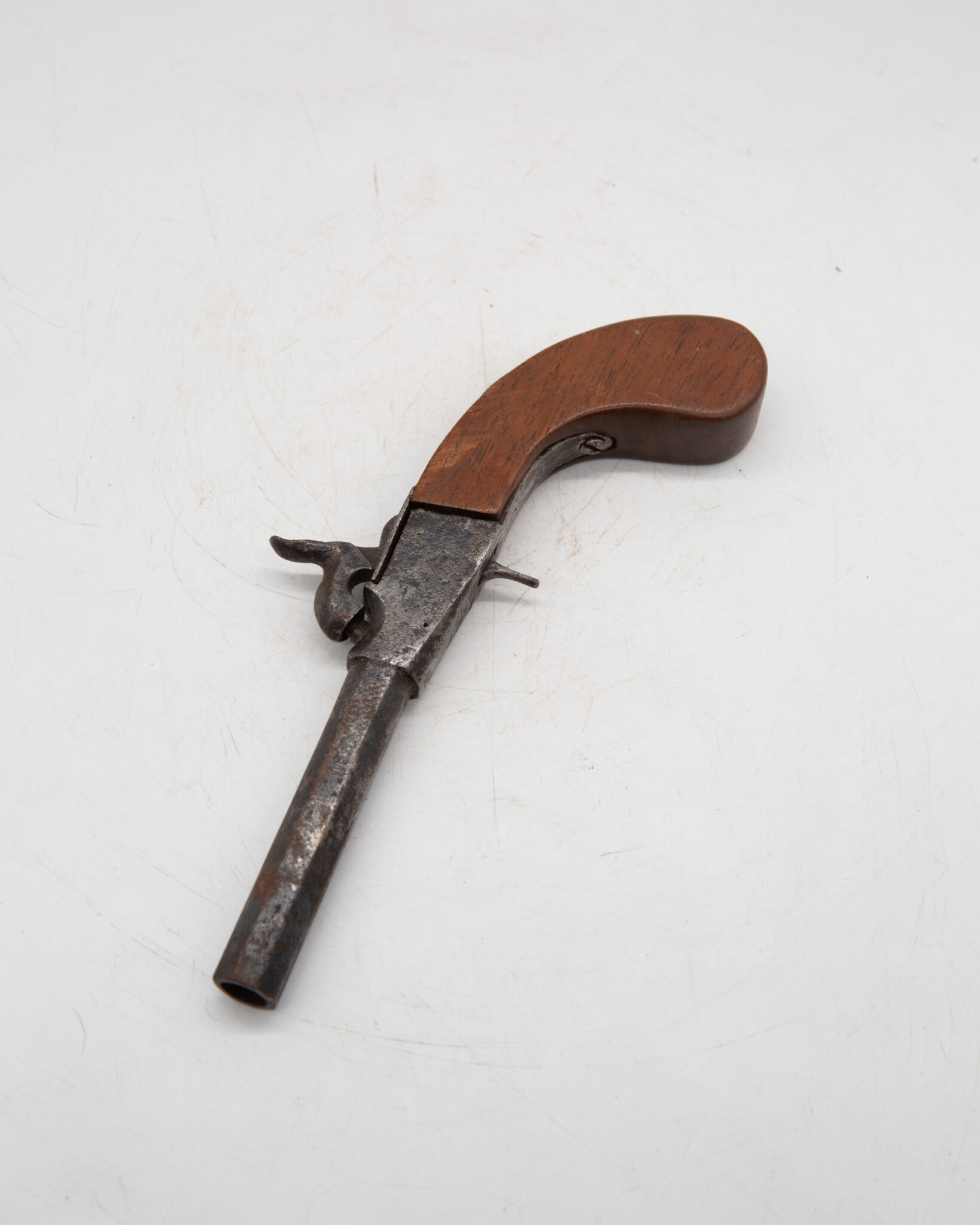 19c Percussion Cap Pistol w/ Octagonal Barrel - On The Square Emporium