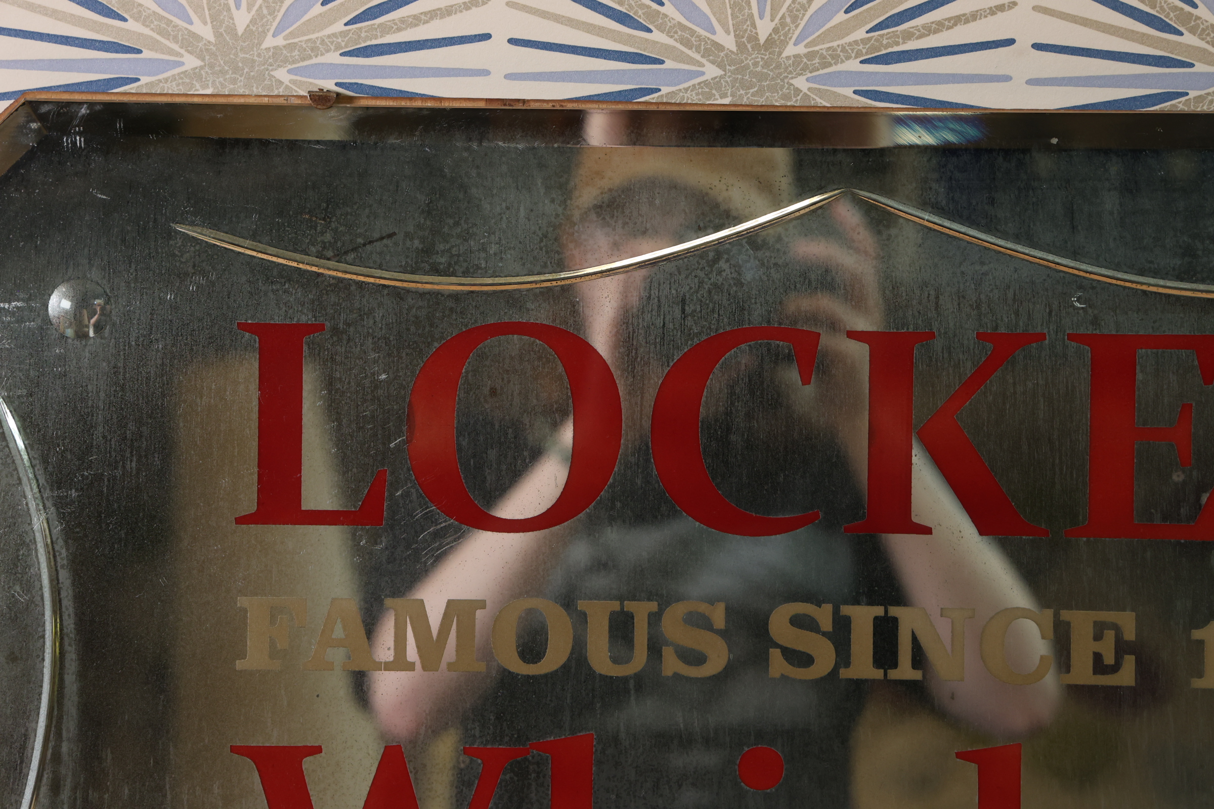 Locke's Whiskey Mirror [w741] - On The Square Emporium