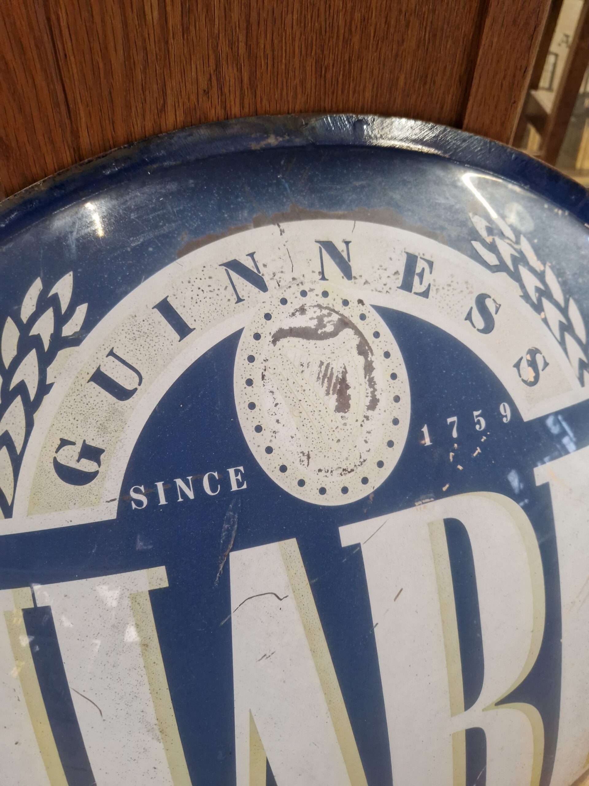 Harp Lager Plastic Roundel Sign [w753] - On The Square Emporium