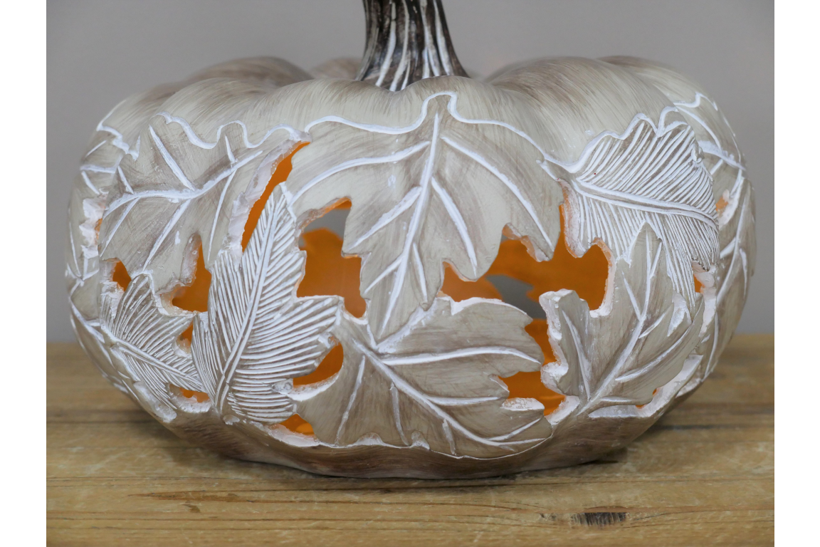 Large Light-up Pumpkin - On The Square Emporium