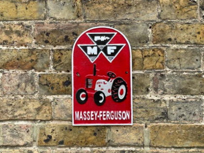 Massey Ferguson Cast Iron Sign - On The Square Emporium