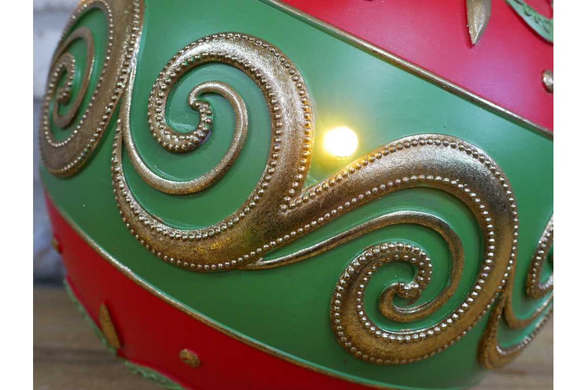 Large Light-up Christmas Bauble - On The Square Emporium