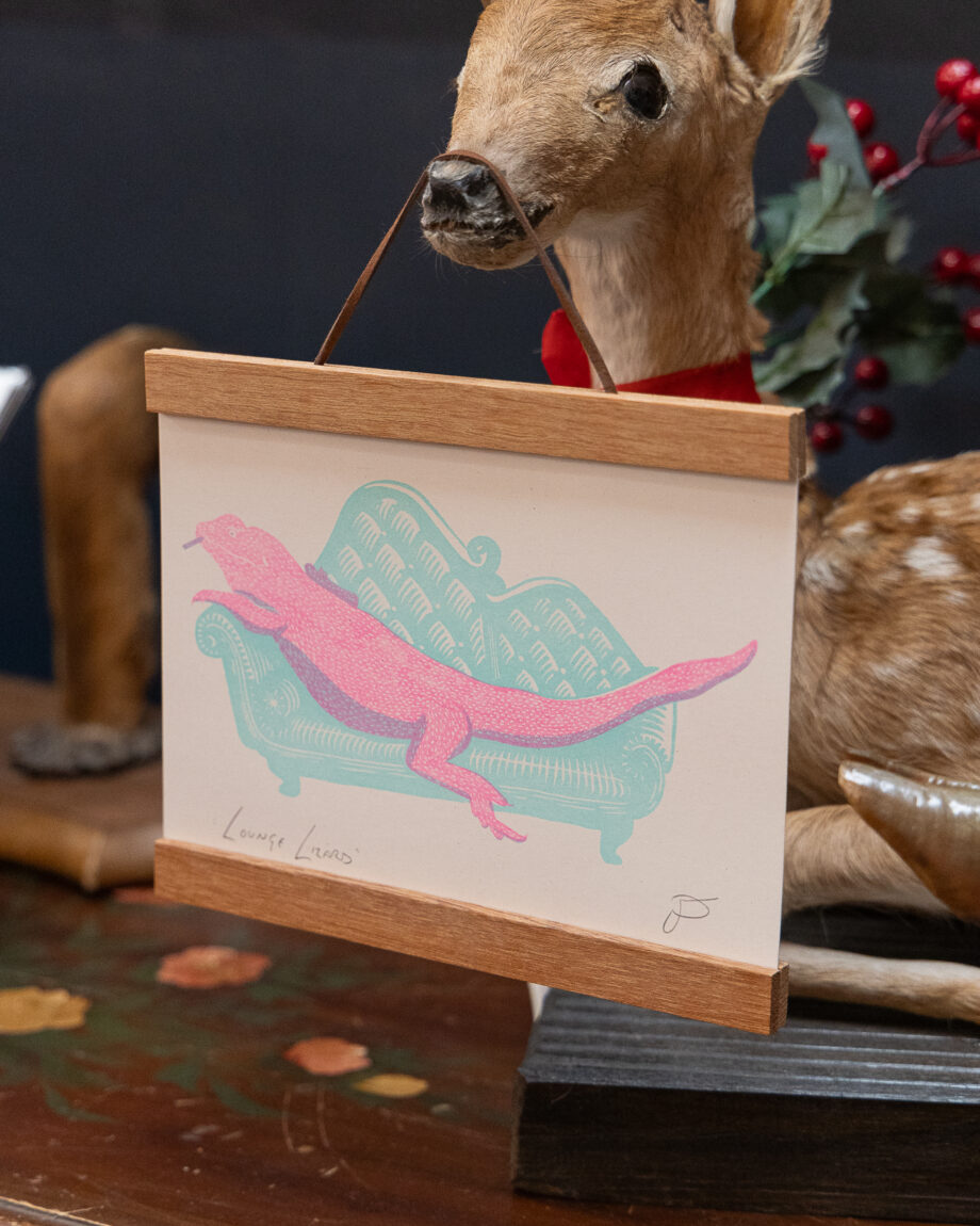 Strangford Print - Lounge Lizard - On The Square Emporium