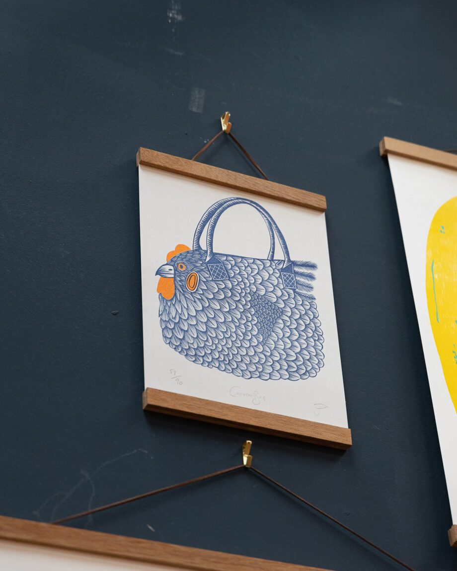 Strangford Print - Chicken Bag - On The Square Emporium