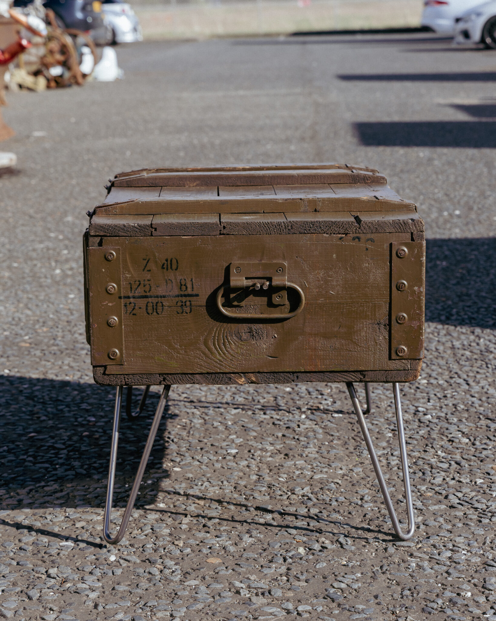 Bespoke Military Ammo Box Table - On The Square Emporium