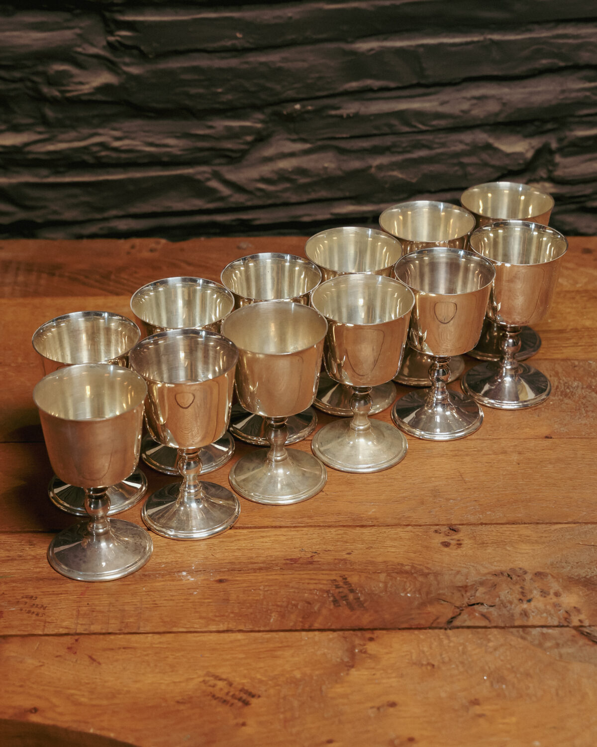 Set of 12 Wine Goblets / Communion Cups - On The Square Emporium