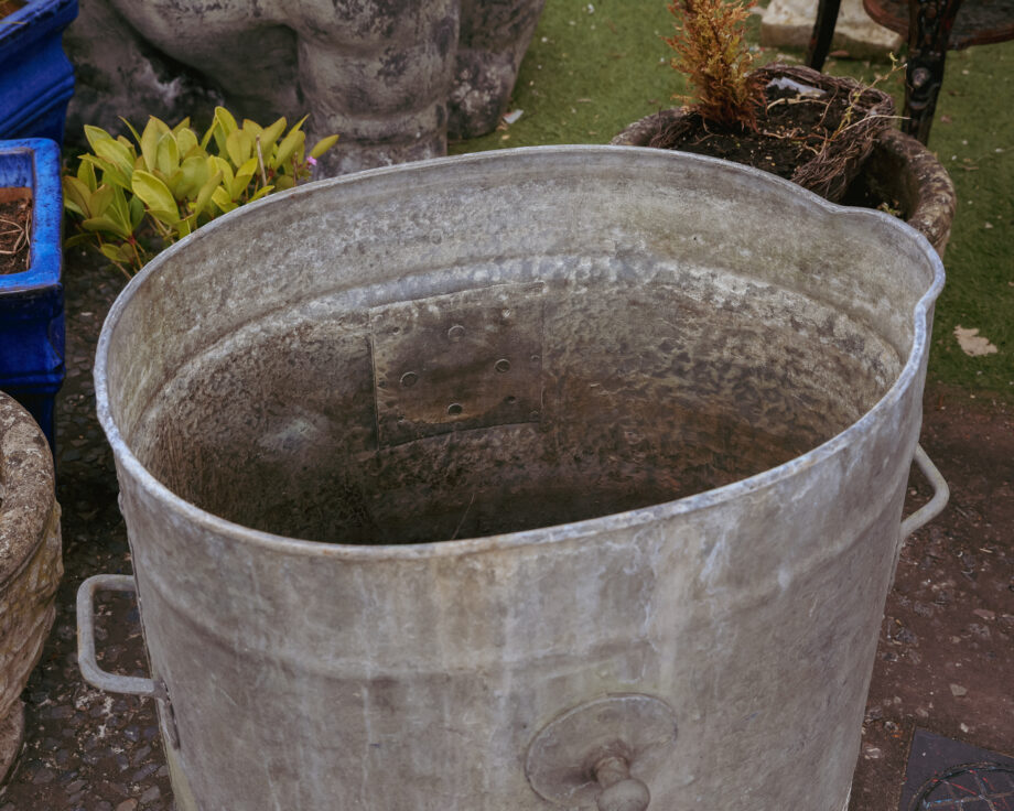 Early 20th C. Galvanised Wheelbarrow Tipper / Bucket - On The Square ...
