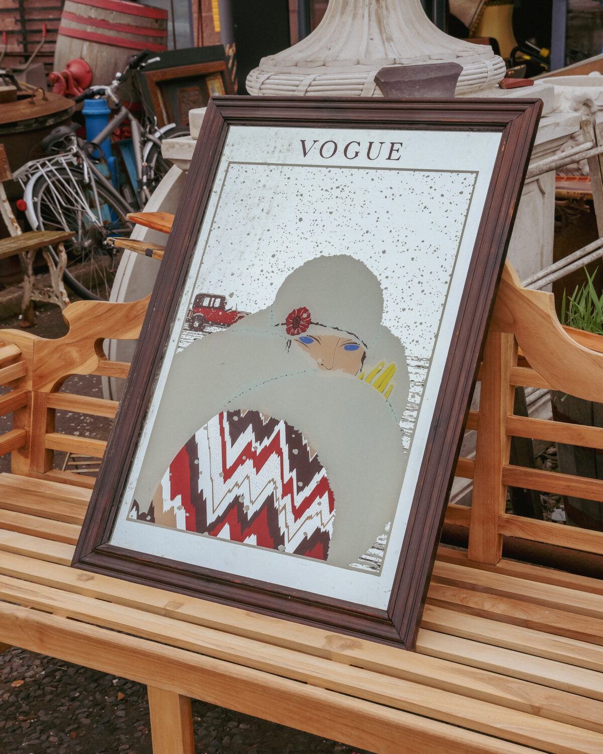 Vintage Vogue Mirror [w905] - On The Square Emporium