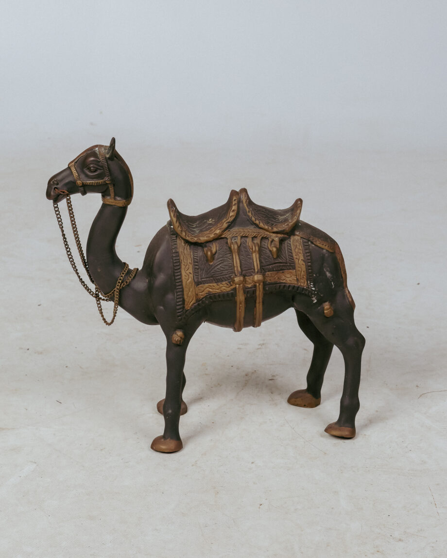 Vintage Bronze Camel Statue - On The Square Emporium