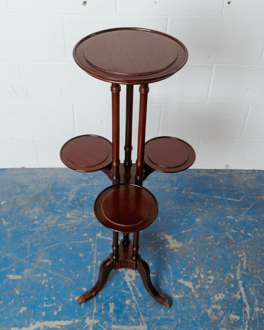 Wooden Four Tier Plant Stand - On The Square Emporium