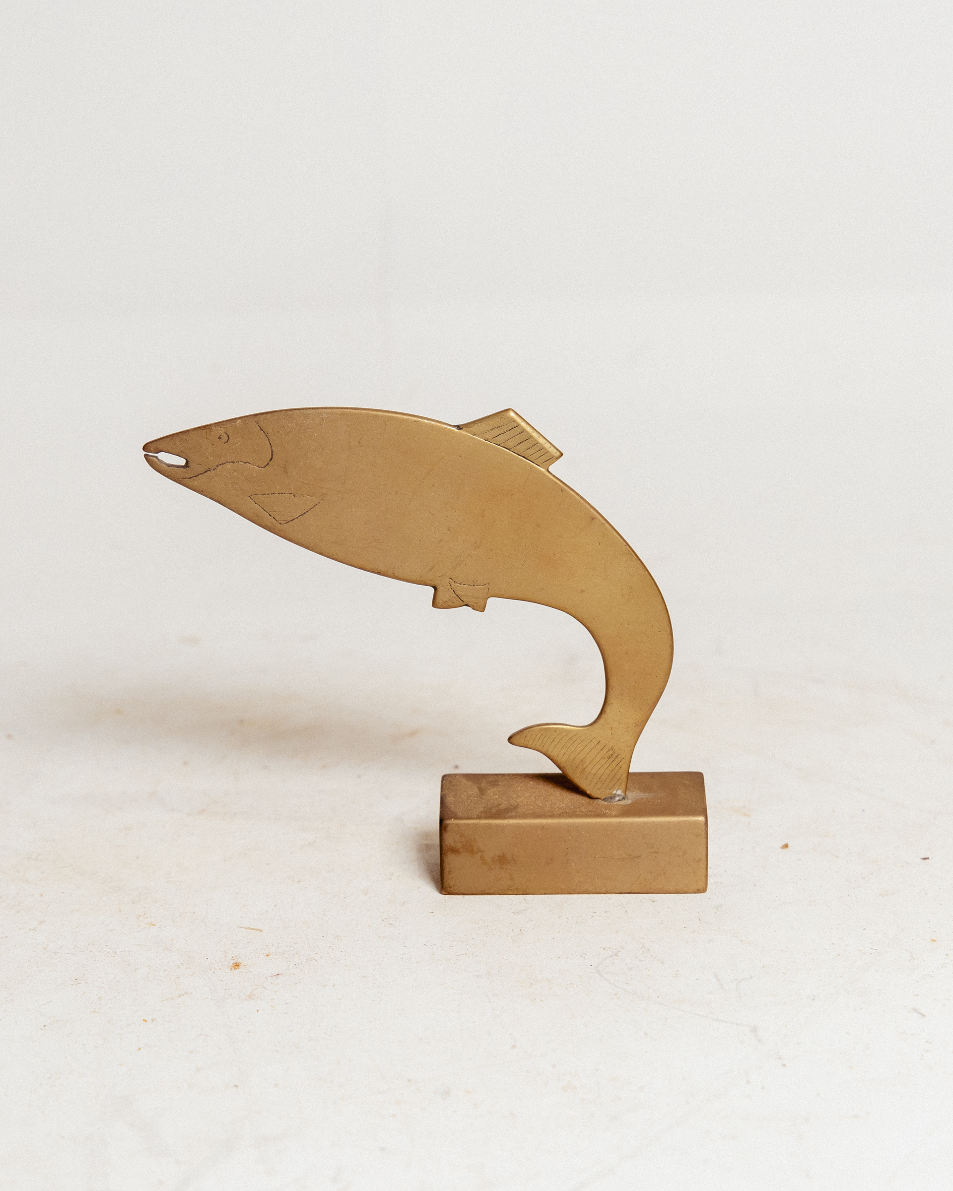 Vintage Brass Fish - On The Square Emporium