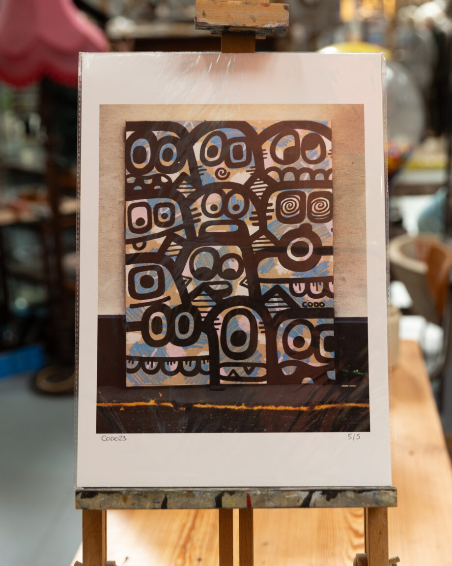 Codo Print with Many, Many Robots - On The Square Emporium