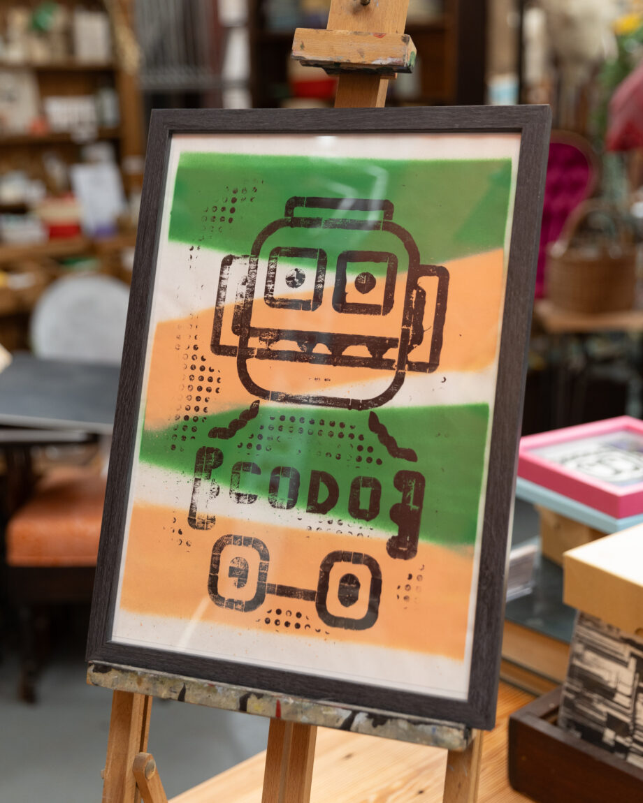 Codo Robot in Green, White and Gold - On The Square Emporium