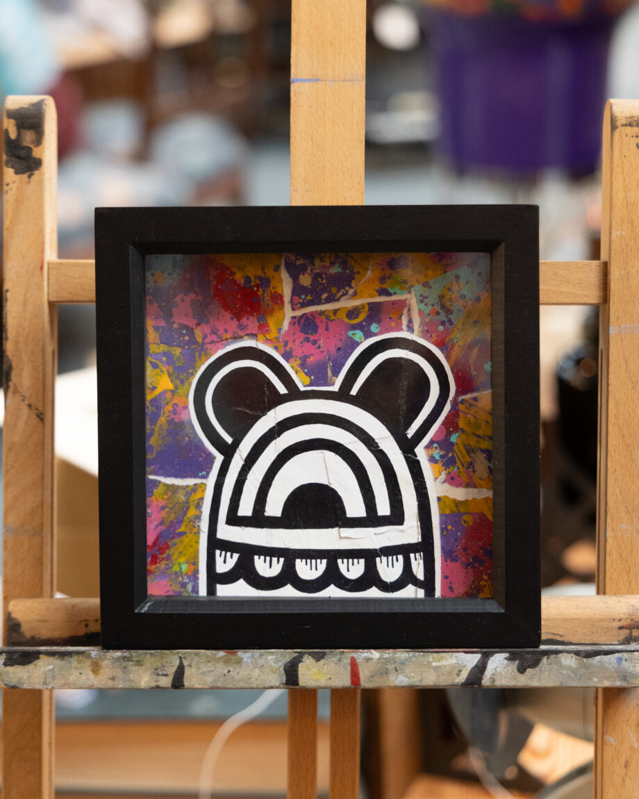 Codo Small Black Frame with Robot 2 - On The Square Emporium