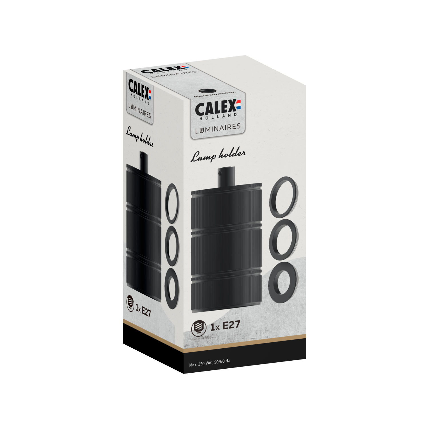 Calex Lamp Holders E27 - Black - On The Square Emporium