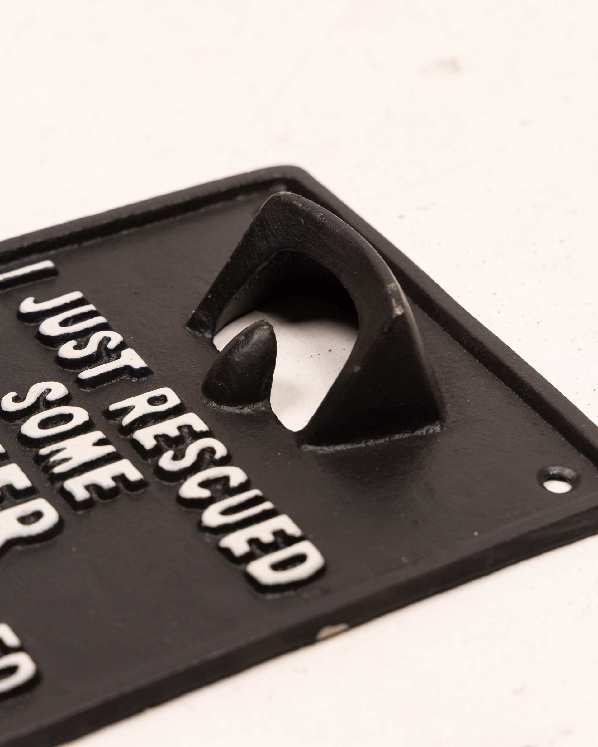 'Trapped Beer' Cast Iron Bottle Opener Sign - On The Square Emporium
