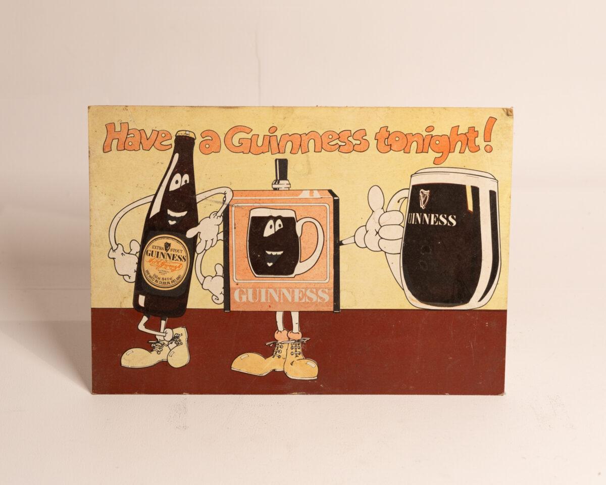 Rare Guinness Display Board - On The Square Emporium