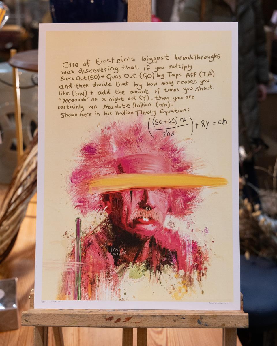 Hallion Theory - Print by RickyDrewAPiccy - On The Square Emporium