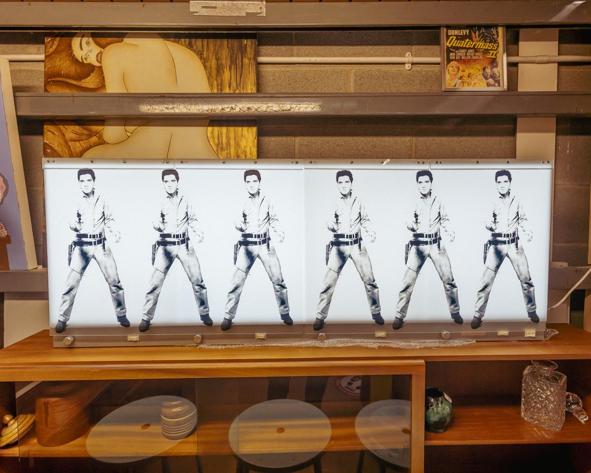 Upcycled X-Ray Light Box with Elvis Artwork - On The Square Emporium