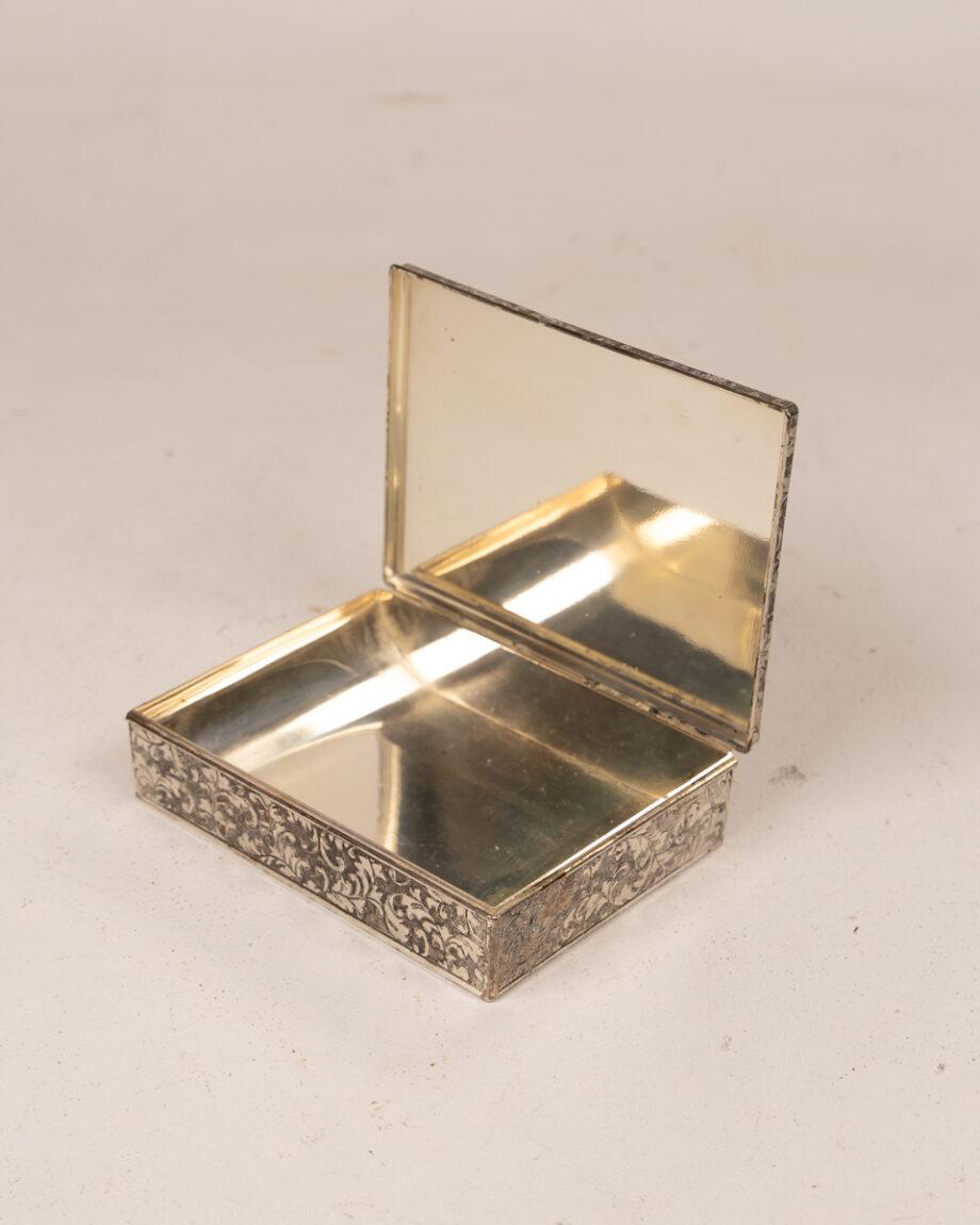 Vintage Ornate Silver Box - On The Square Emporium
