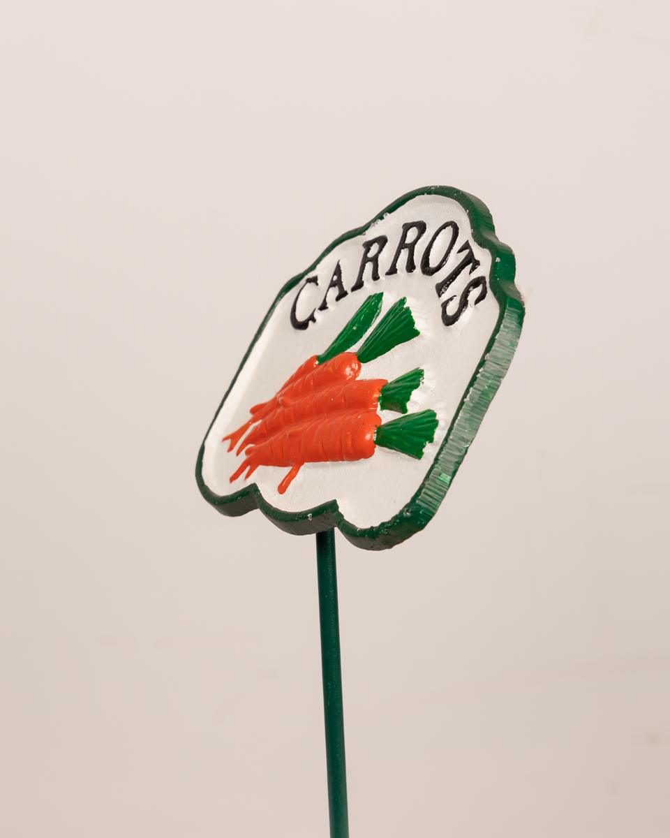 Cast Iron Carrots Sign - On The Square Emporium