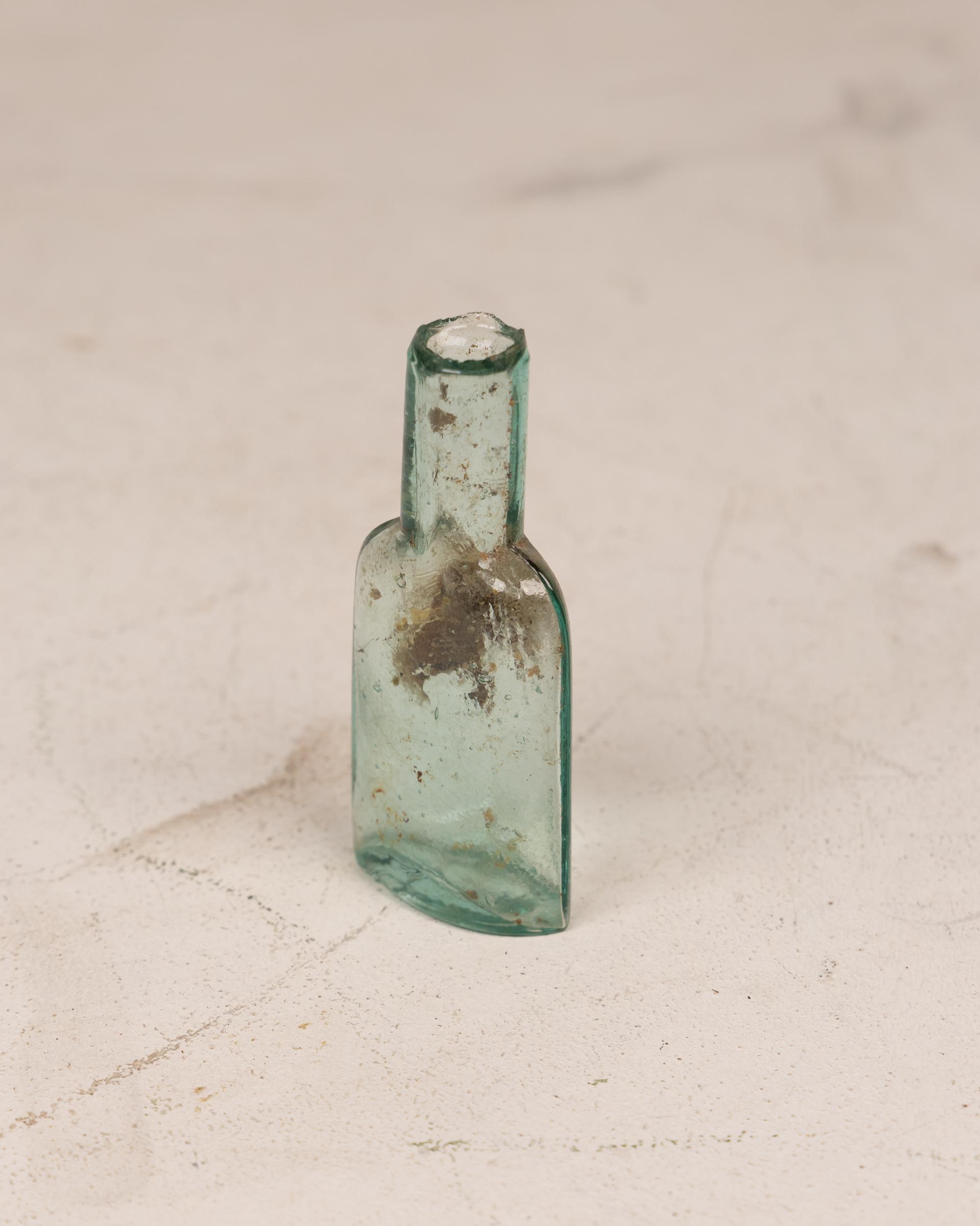 Antique Tiny Glass Bottle - On The Square Emporium