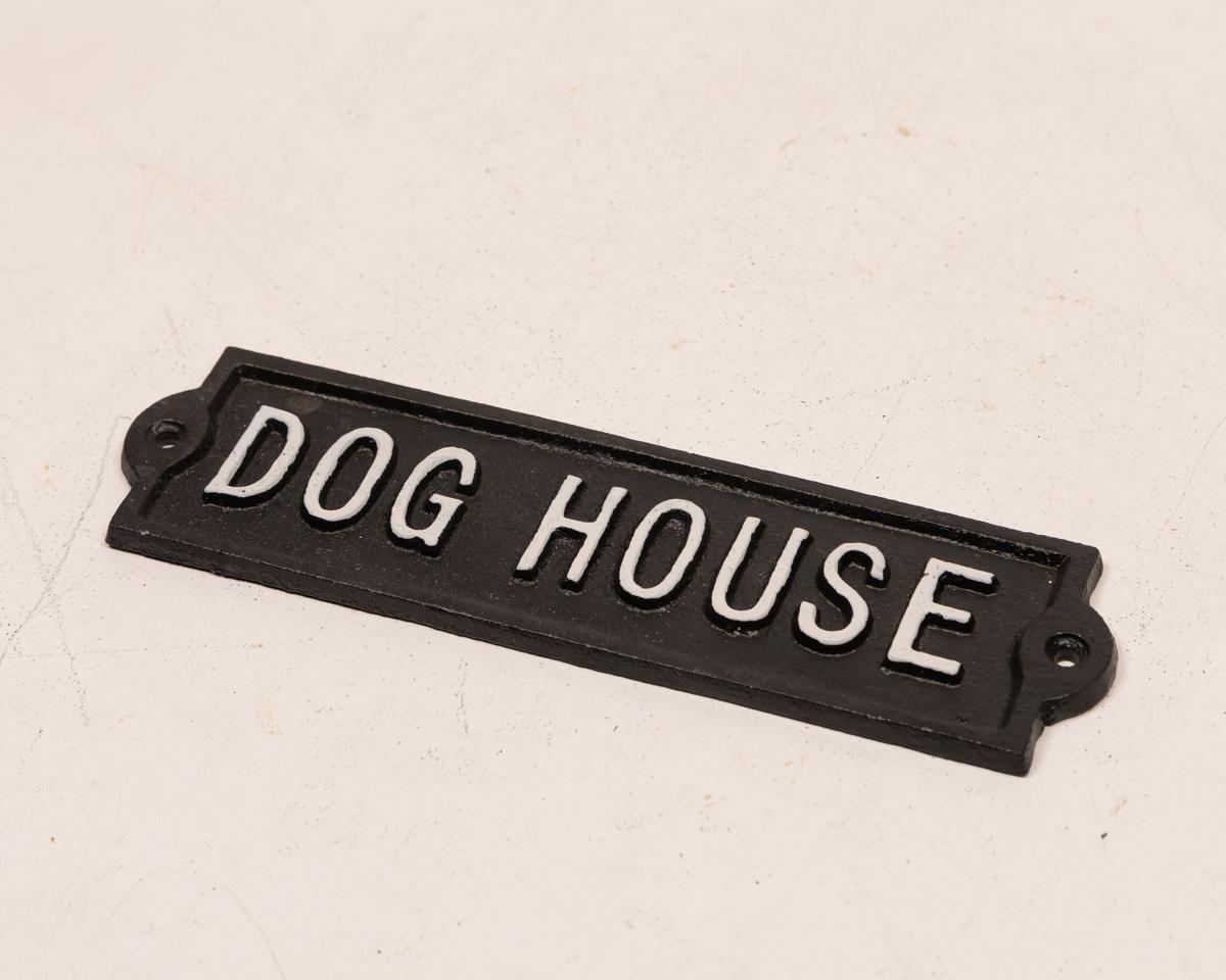 Doghouse Cast Iron Sign - On The Square Emporium
