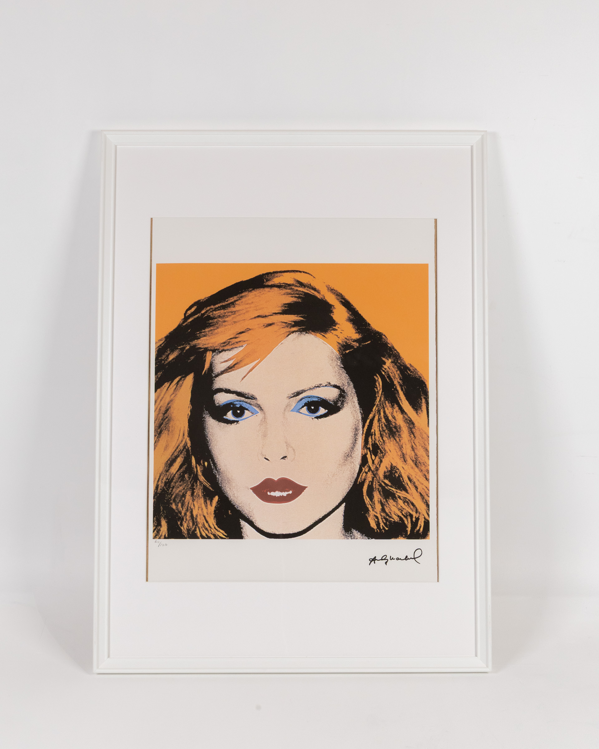 Andy Warhol Blondie Framed Lithograph Print - Orange - On The Square ...